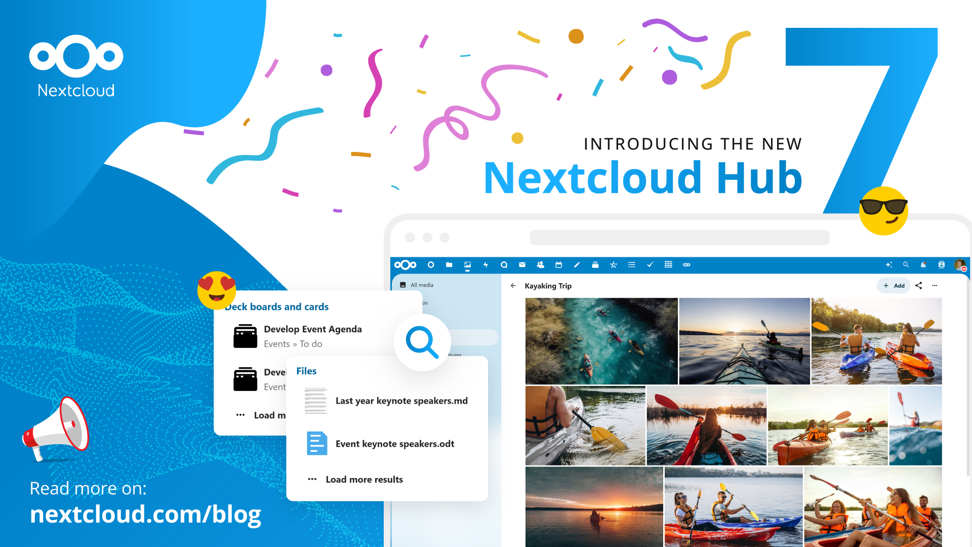 Nextcloud Hub 7 : recherche avancée et fonctions globales d’absence du ...